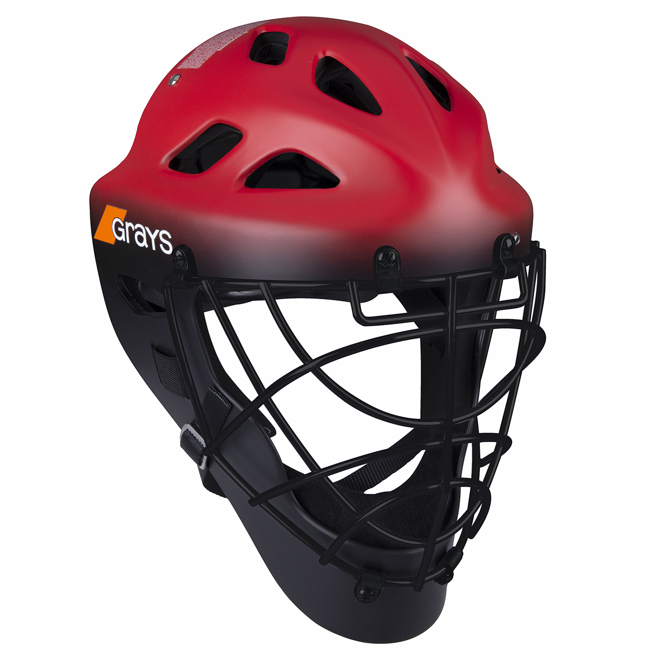 Grays G600 Hockey Goalkeeper Helmet (Red/Black) - Wasp Sports