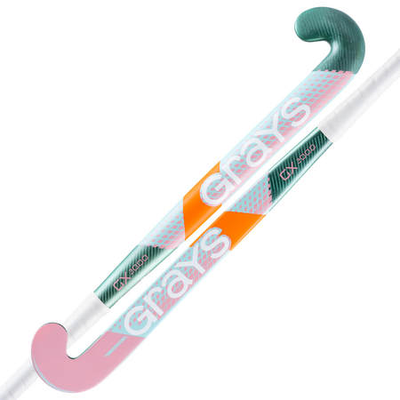 Grays GX 2000 Dynabow Hockey Stick Senior (Coral/Mint) - Wasp Sports
